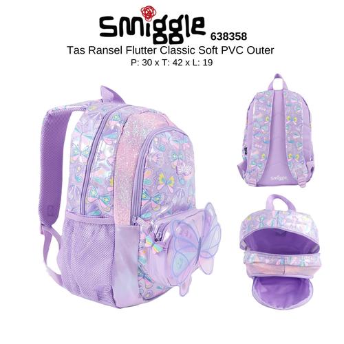 Jual Smiggle Tas Ransel Flutter Classic Soft PVC Outer/Smiggle Backpack ...