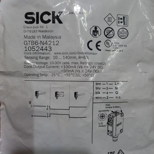 Jual Photoelectric Sensor Sick GTB6-N4212 GTB6-N4211 Original - Kota Bandung - Berkahelectrikk ...