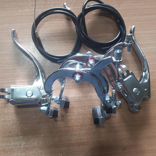 Jual rem u brake set caliper ubrake 27 balap jadul roadbike chrome ...