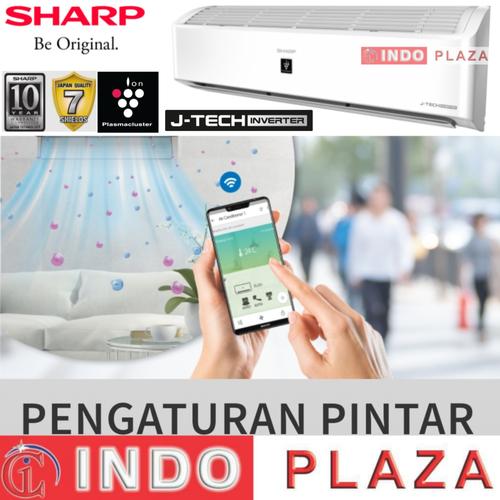 Jual AC SHARP 1/2 PK AH-XP6YHY SMART WIFI INVERTER PLASMACLUSTER - Kota Medan - indoplazamedan ...