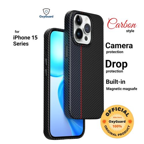 Jual Case iPhone 15 Pro Max 15 Pro OXYGUARD Proguard Carbon Magsafe ...