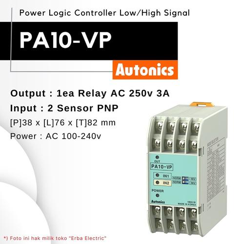 Jual Autonics PA10-VP Sensor Controller Power Amplifier Input Logic PNP ...