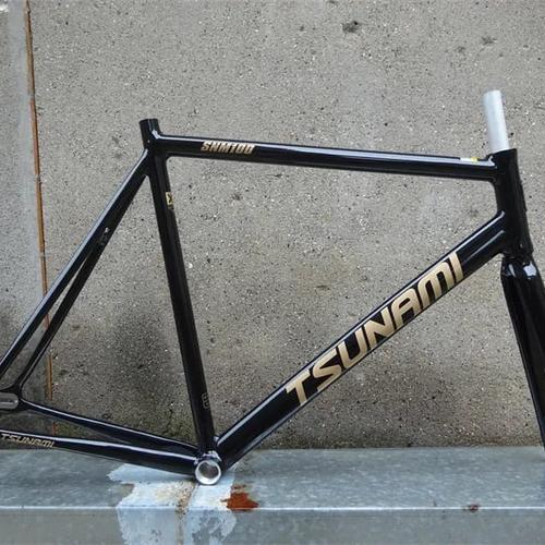 Jual Frameset fixie tsunami snm100 new color terbaru - Biru langit, L ...