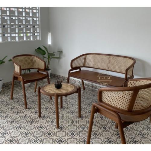 Promo KURSI TAMU SET RETRO CLEOPATRA MINIMALIS KURSI SOFA TAMU JATI ...