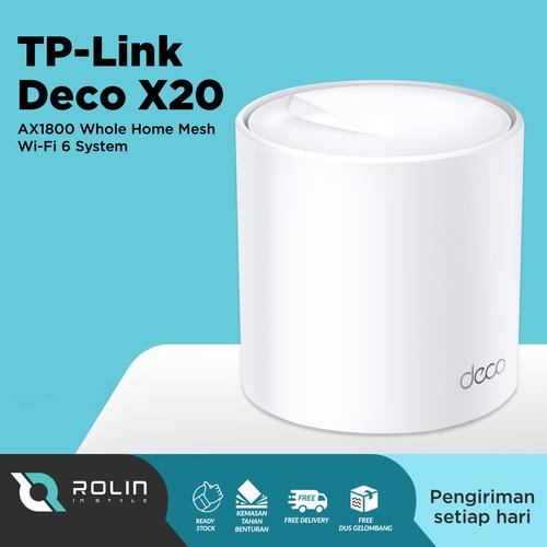 Jual TPLINK DECO X20 AX1800 Whole Home Mesh WiFi 6 System-ISI 1/2/3PACK ...
