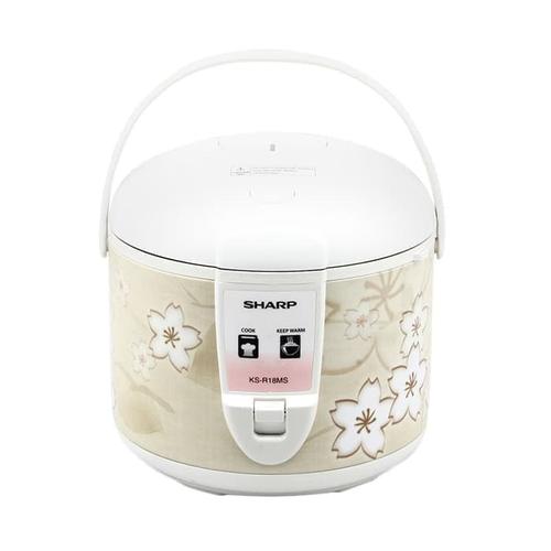 Jual Magic Com / Rice Cooker Sharp KSR18MS Motif Bunga 1,8 Liter ...