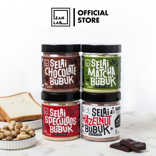 Promo Lean Lab Selai Rendah Kalori Four Pack (250gr x4) Peanut Butter ...
