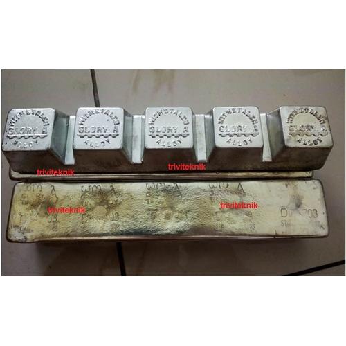Jual witmetalen alloy ingot metal timah batangan,tin babet babbit glory ...