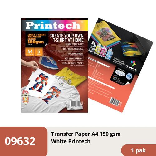 Promo Light T-Shirt Transfer Paper A4 150 gsm Printech - Kota Denpasar - Bali Stationery | Tokopedia