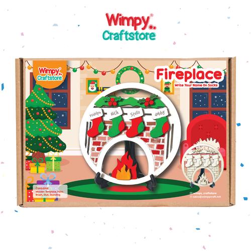 Jual Wimpy Christmas Fireplace Ornament Natal Dekorasi Hiasan Natal ...