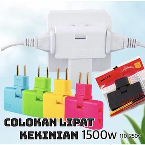 Jual 3in1 Power Socket Plug in Stop kontak Steker Lipat Colokan Lipat ...
