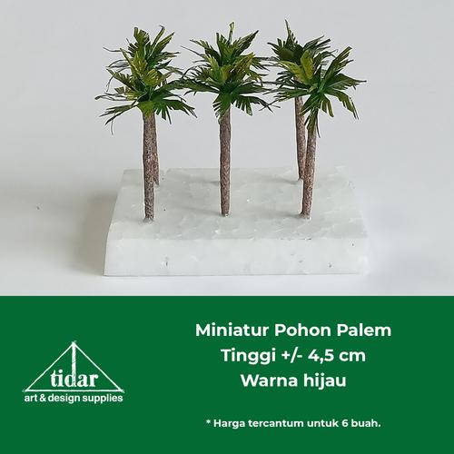 Jual MG - Miniatur Pohon Palem Tinggi 4 CM - Maket Tanaman Palm - Kota ...