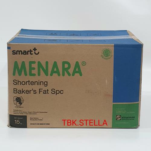 Jual MENARA SHORTENING BAKERS FAT MENTEGA PUTIH 15 KG (ONLY GOJEK ...