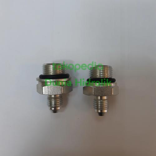 Jual DOUBLE NEPPLE 1/2 INCH BSP ORING x 1/4 JIC - Jakarta Barat - Dunia ...