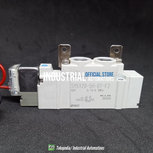 Jual SMC SY5120-5H-01-F2 (24V DC) 5 Port Solenoid Valve Series SY5000 - Jakarta Barat ...