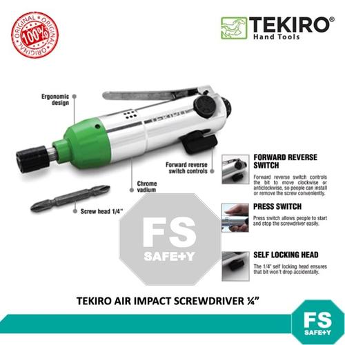 Jual Tekiro Air impact Screwdriver Obeng Sekrup Tenaga Angin 1/4" inch ...
