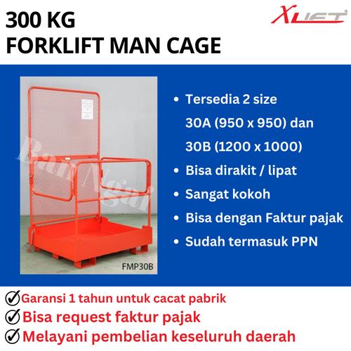 Jual Forklif Man Cage / Forklift Maintenance Platform / Safety Cage ...