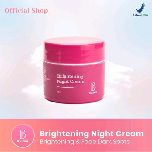 Jual BG SKIN PREMIUM NIGHT CREAM BG BEAUTY GLOW SKINCARE KRIM MALAM ...