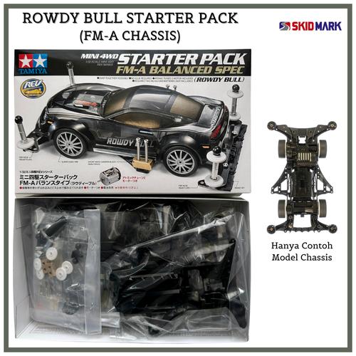 Jual Tamiya Mini 4WD - Rowdy Bull Starter Pack FM-A Chassis (ORIGINAL ...