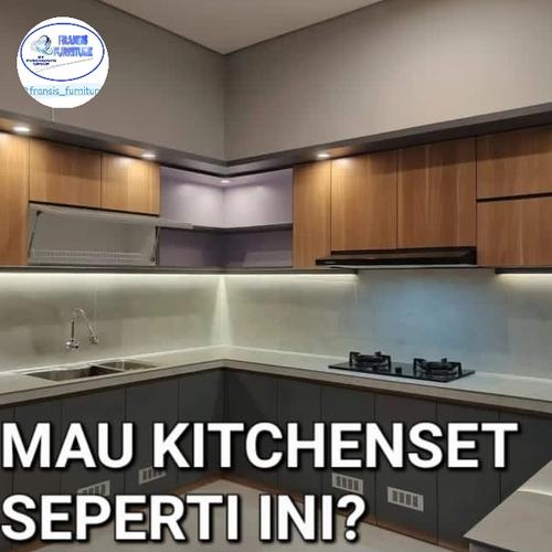 Jual KITCHENSET MINIMALIS CUSTOM MULTIPLEK HPL DUCO KITCHEN SET - HPL ...