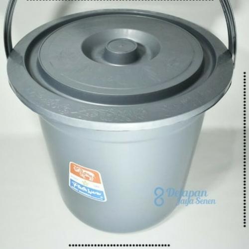 Jual Ember Plastik Abu 10 Ltr | Ember Tutup | Ember Air | Ember Kecil ...