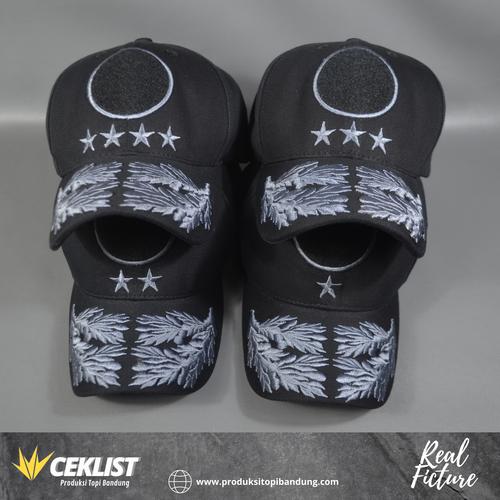 Jual Topi Tactical Tni Al bordir Velcro twill pool cotton - Anggota ...