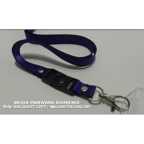 Jual Tali lanyard - tali id card - tali name tag custom sablon logo ...
