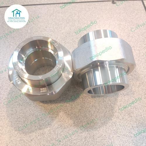 Jual Union Watermur Stainless 3/8" Inch Class 3000 SS304 Socket Weld ...