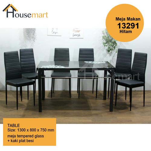 Jual Meja Makan Dining Table Set Lengkung + 6 Kursi Modern Minimalis ...