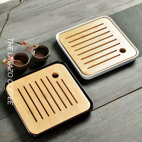 Jual BAMBOO CHINESE TEA TRAY + DRAIN PAN | Nampan Teh Bambu Anti Air ...