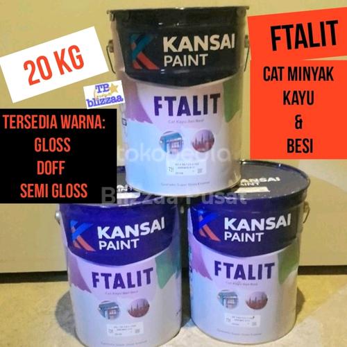 Jual FTALIT 20 kg Warna Doff Warna Semi Gloss 20Kg Pail Kansai Paint ...