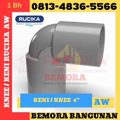Jual Elbow rucika 4 inch aw pvc / knee pvc 4" aw (Harga Grosir ...
