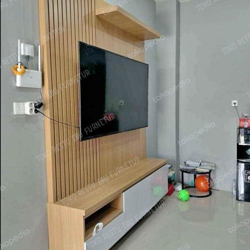 Jual backdrop tv minimalis Costum finising hpl Taco - Kota Depok - TOKO ...