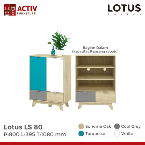 Jual LEMARI SEPATU RAK SEPATU RAK PENYIMPANAN MINIMALIS LOTUS LS 80 ...