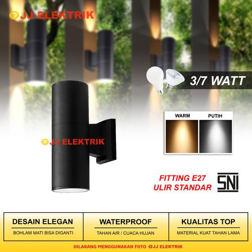 Jual Lampu Dinding Minimalis Outdoor Teras Taman Tempel Hias Tabung 2 ...