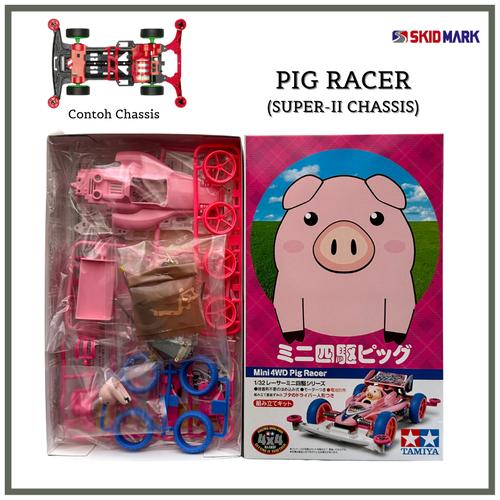 Jual Tamiya Mini 4WD - Pig Racer Super II Chassis (ORIGINAL) - Jakarta ...
