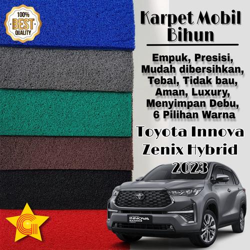 Promo Karpet Toyota Innova Zenix Hybrid CaptainSeat 2023 Bihun 1 Warna ...