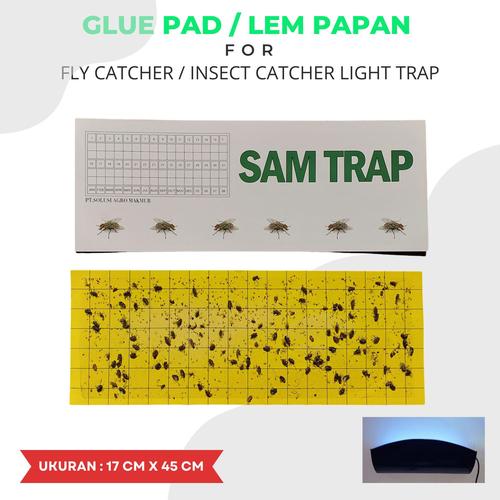 Jual Lem Lalat |Glue Pad |Glue Board |Fly Catcher Ukuran 45x17 cm ...