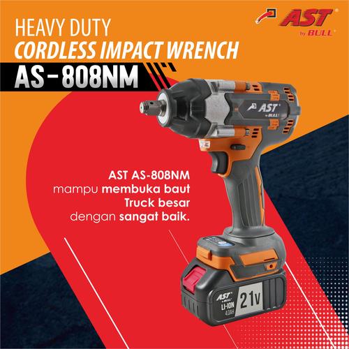 Promo AST Mesin pembuka baut ban truck cordless impact wrench AS-808NM ...
