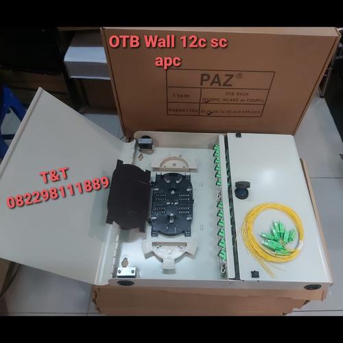 Jual PAZ OTB WALL 12 CORE SC APC SINGLEMODE FULL SET FIBER OPTIK PAS ...