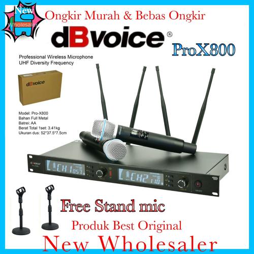Jual Mic wireless Abvoice Pro X 800 Multi channel Origonal resmi vokal ...