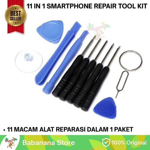 Jual 11 IN 1 SMARTPHONE REPAIR TOOL KIT LAPTOP ALAT SERVICE REPARASI ...