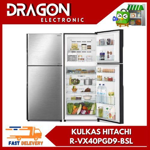 Jual HITACHI R-VX40PGD9-BSL KULKAS 2 PINTU SAVING MODE INVERTER 375 LITER - Jakarta Barat ...