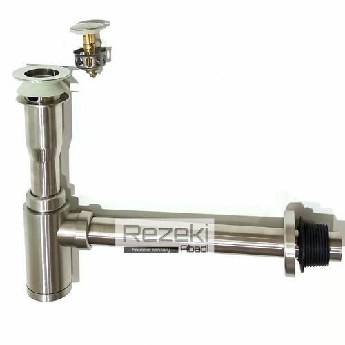 Jual Sifon Botol Wastafel Stainless Sus304 / Sifon Model Pencet ...