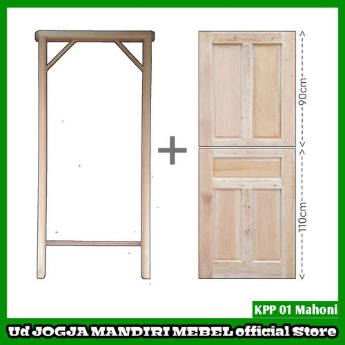 Jual KPP - Kusen Pintu Potong / Kusen plus Daun Pintu Belah - KPP 03 ...