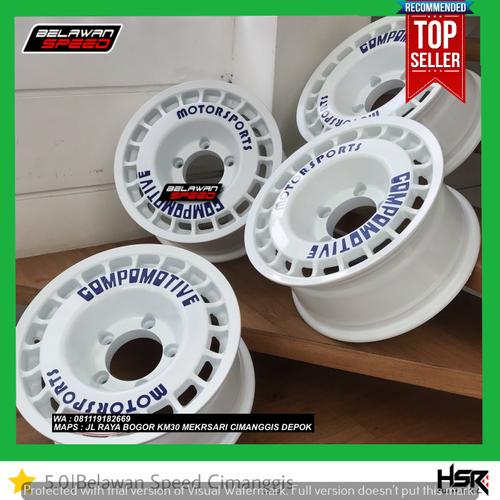 Jual VELG MOBIL RING 15 HSR RL COMPOMOTIVE ESCUDO JIMNY SIDEKICK HILINE ...