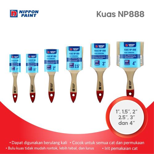 Jual Kuas Cat 1 / 2 / 3 / 4 inch Nippon Paint - 2 inch - Kota Bekasi ...