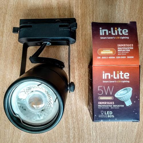 Jual fitting rel inlite 5w Lampu track Rell LED 5W Track Light Spot ...