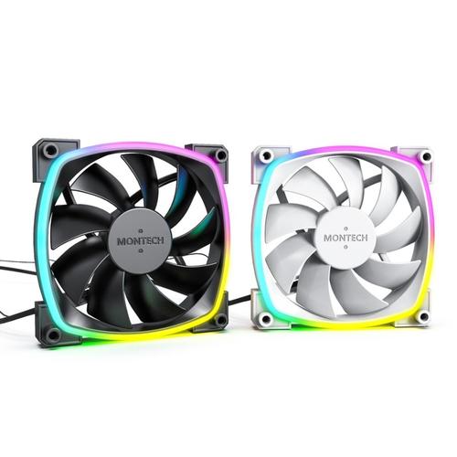 Jual Montech AX120 PWM ARGB Fan - 120mm ARGB Gaming Fan Cooler - Putih ...