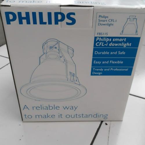 Jual FBS115 Fitting Downlight Philips Silver 5" FBS 115 5 inch Rumah ...